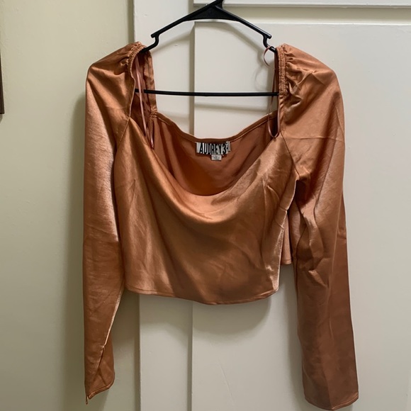 Audrey 3+1 | Tops | Silky Drop Down Top | Poshmark